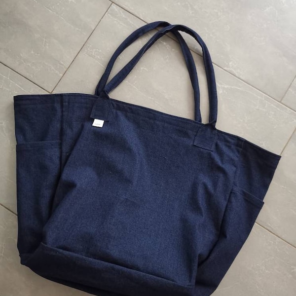 Eva Quilted Tote | Sewing Pattern, PDF Sewing Pattern, Patchwork Tote ...