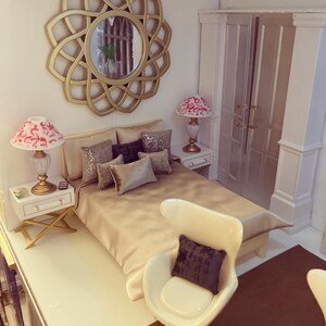 Bedding for Miniature Dollhouse Diorama Room Box. Scale 1:12 - Etsy