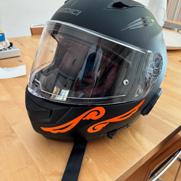 Spade Reflective Decal, Spade Helmet Sticker, Spade Motorcycle Sticker ...