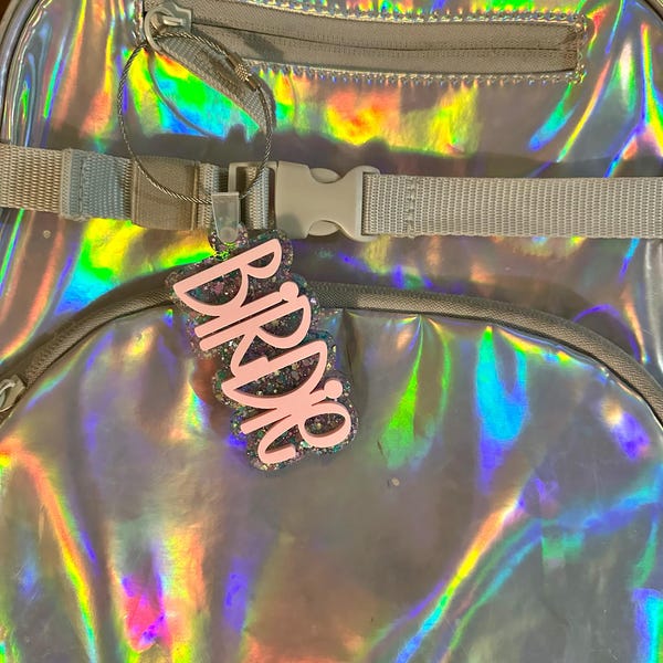 Personalized Acrylic Name Keychain: Bogg Bag & Backpack Tag - Etsy