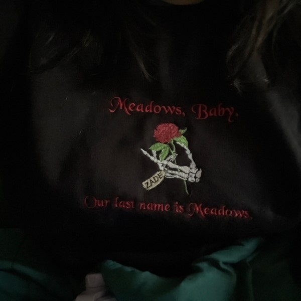 LICENSED Zade Meadows Sweatshirt / Haunting Adeline Sweatshirt / Dark ...