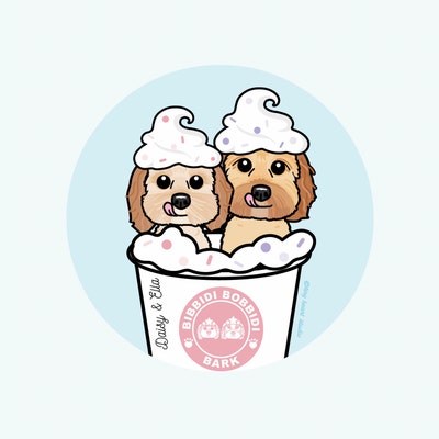 Puppaccino Custom Illustration, Digital Drawing, Your Pet in a Pup Cup ...