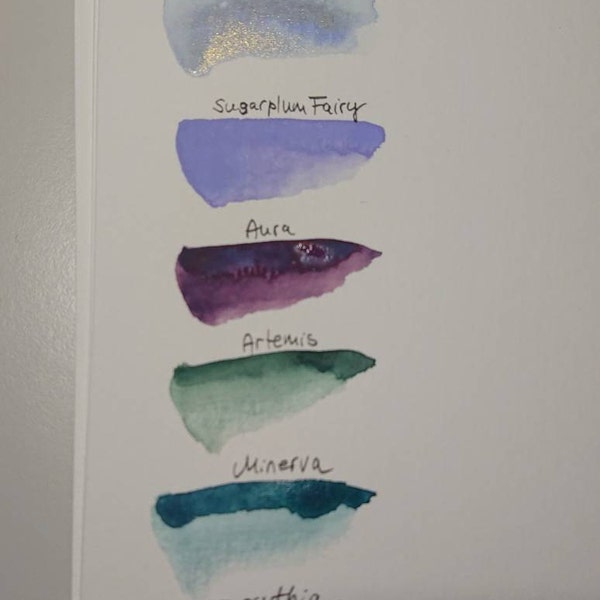 The Galatea Palette- a Set of Enchanted Handcrafted Watercolours - Etsy