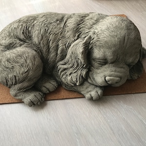 Pair of Stone Gnome Statues Outdoor Dwarf Sprite Decoration Garden ...