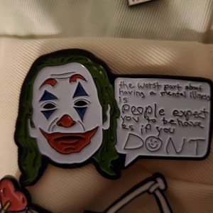 Joker Enamel Pin - Etsy