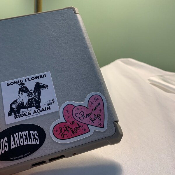 Life is Hard. Rom-coms Help. Sticker / Buy 3 Stickers Get 1 Free With ...