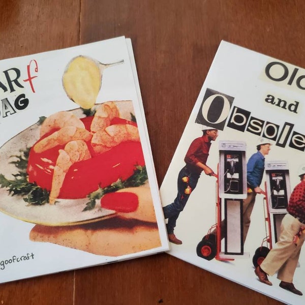 Old and Obsolete Bundle // 1-3 // Collage Zine Surrealism Media Vintage ...