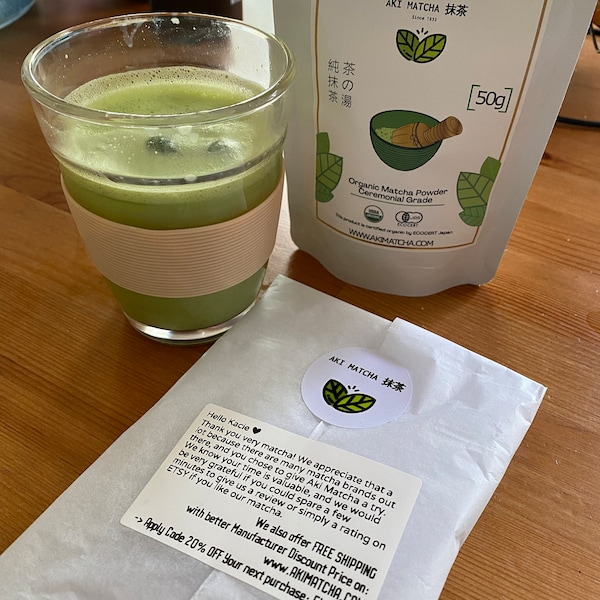 AKI MATCHA - Japanese Organic Matcha Green Tea Powder | Stone Milled ...