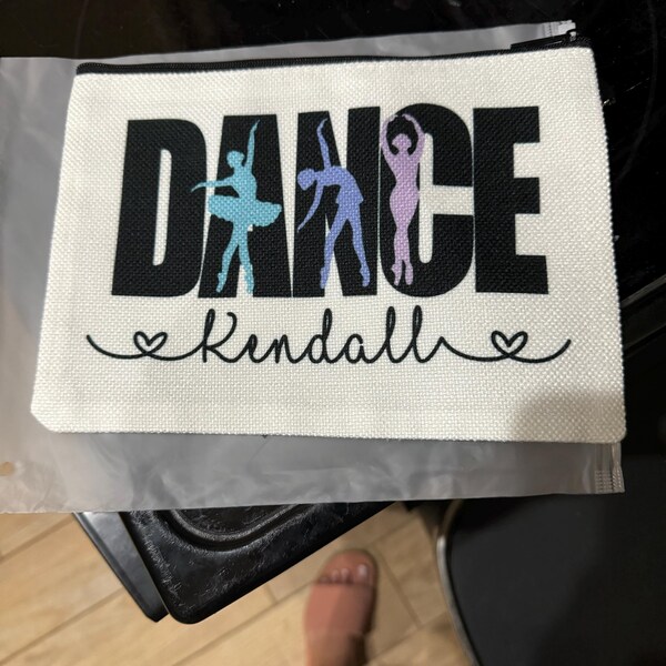 Personalized Recital Gift, Gift for Dancer, Personalized Dance Cosmetic ...
