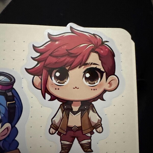 Arcane Sticker, Vi, 3 Vinyl Sticker, Lol-gift, Vi Arcane Fanart, Vi Lol ...