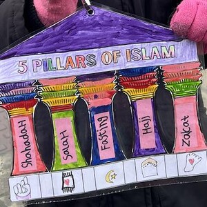 Printable Boho Aqiqah Welcome Sign for Boys Printable Muslim Birthday ...