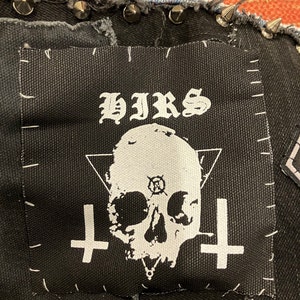 Grindcore Anti-music Patch Screen Printed Punk Metal - Etsy