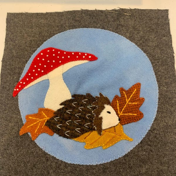 It's Fall Y'all - Wool Applique Digital Pattern - Pattern, Pdf, Oak ...