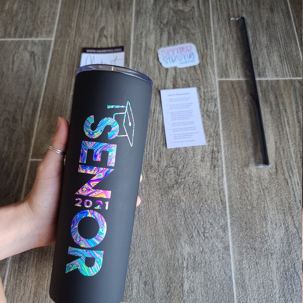 SENIOR 20oz Tumbler - Graduation Gift - Graduate - Class of - Custom ...