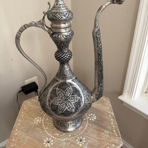 Copper Coffee Bowl With Spoon, Traditional Turkish Hand Crafted Vintage ...