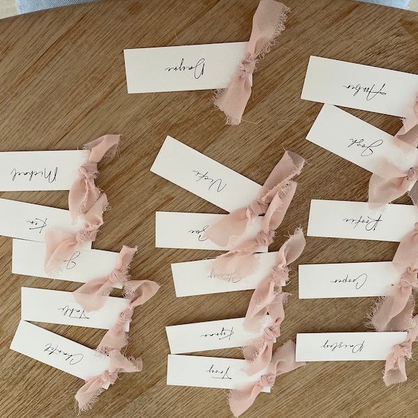 Name Cards Wedding | Place Cards, Table Seating, Place Names | Bridal ...