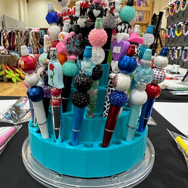 Pen Display 3D Printed Stair Step Beaded Pen Display - Etsy