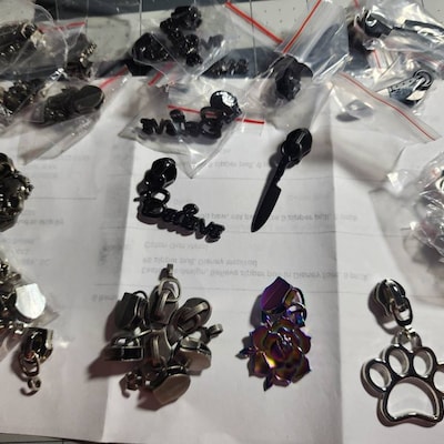 Razor Blade Zipper Pull, 5 Zipper Pull - Etsy