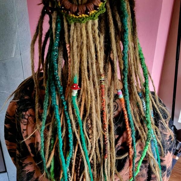 Black Dreads, Double Ended Dreadlocks, Viking Dreads, Black Hair ...