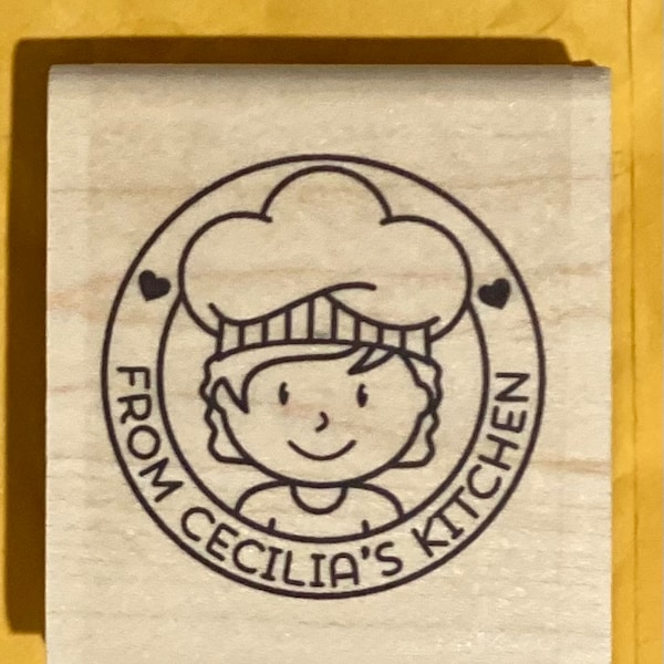 Personalized From the Kitchen of Rubber Stamp | Custom Cooking or ...
