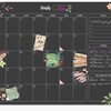 Digital Calendar, Monthly Planner Goodnotes Template, Undated iPad ...
