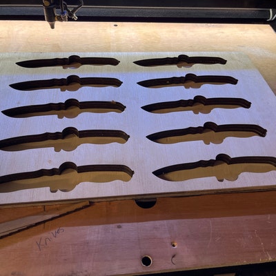 Laser Jig for Pocket Knife Engraving File Only Template SVG, AI, & PDF ...