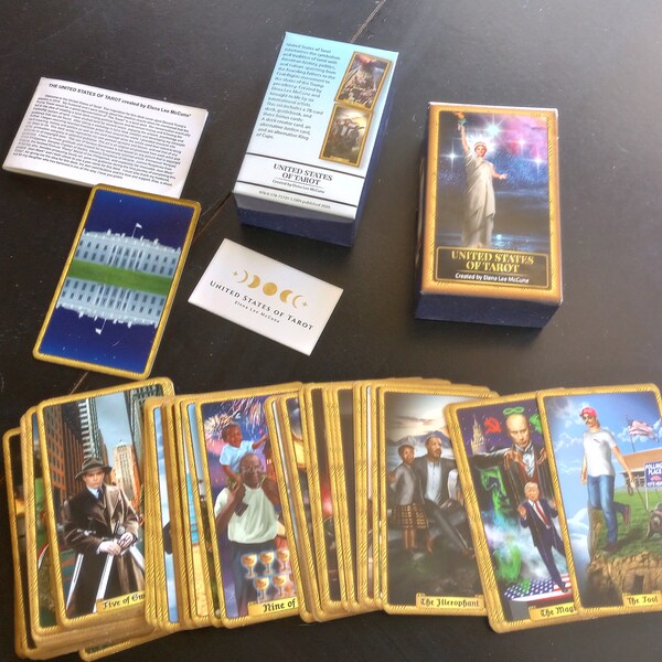 United States of Tarot Deck: Political Tarot With Guidebook - Etsy