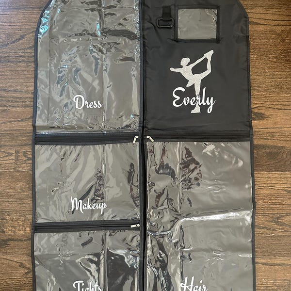 Personalized Cheer Garment Bag: Waterproof With Pockets - Enhancements ...