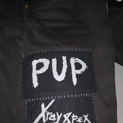 PUP Band DIY Punk Patch Canvas Patch - Etsy