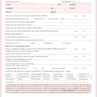 Ombre Brown Consent Form, Ombre Brown Forms, Ombre Brow Client Intake ...