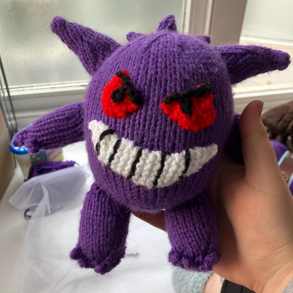 Slowpoke Pokemon Knitting Pattern Plushie Toy Childrens Soft Toy ...