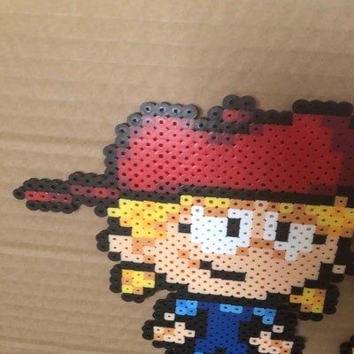 Princess Peach Stained Glass Perler FREE U.S. SHIPPING - Etsy