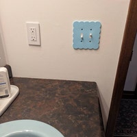 Pastel Green Rounded Corner Light Switch Cover Double Rocker Custom ...