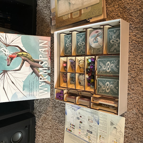 Wyrmspan + Expansion Insert - Board Game Storage Organizer - Etsy