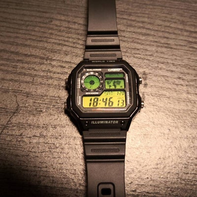 Casio AE-1200 Gradient Filter Screen - Etsy