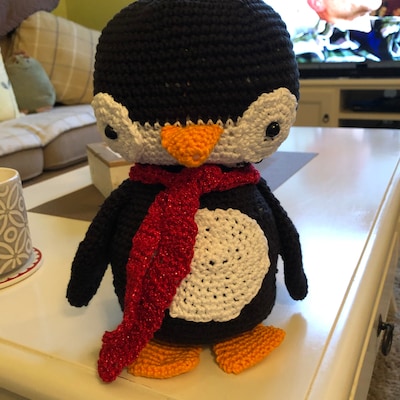 THREE CROCHET PATTERNS in English Xander the Bear, Yves the Penguin and ...