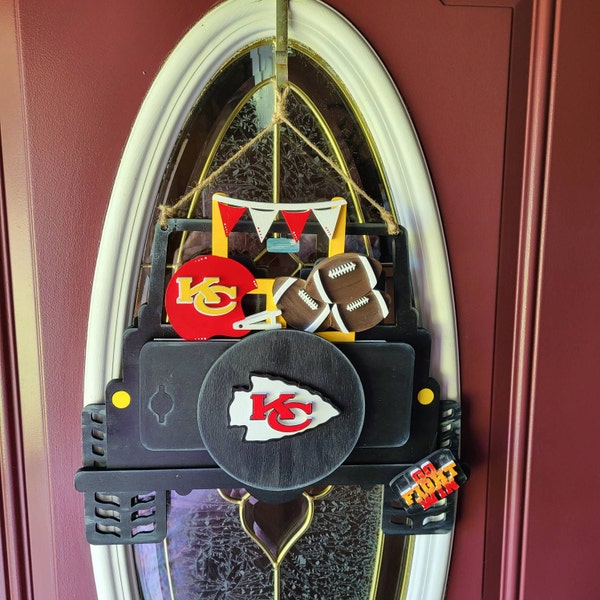 Arkansas Razorback Door Hanger, Red Truck, Large Door Sign, Dorm Deor ...