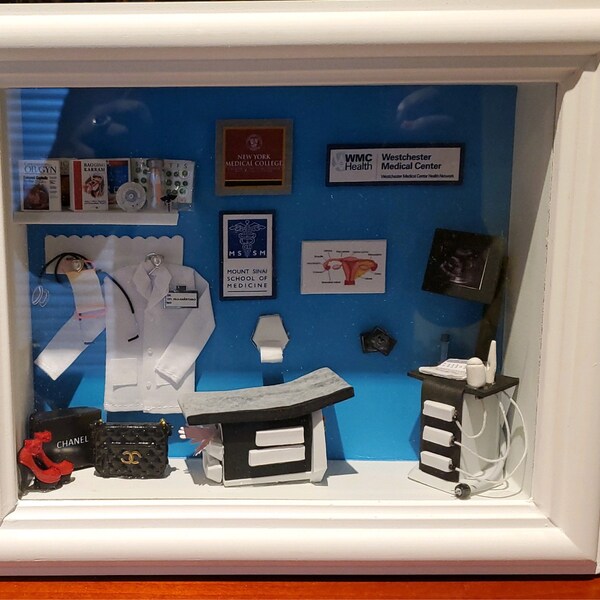 Hair Salon Miniature Shadow Box - Etsy