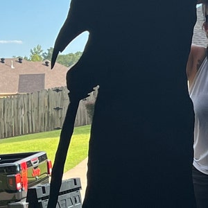 7.1ft Grim Reaper Template When Made. Printable Trace and Cut Halloween ...