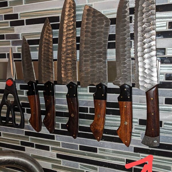 Custom Handmade Cleaver With Wood Handle BBQ Grilling Personalized ...