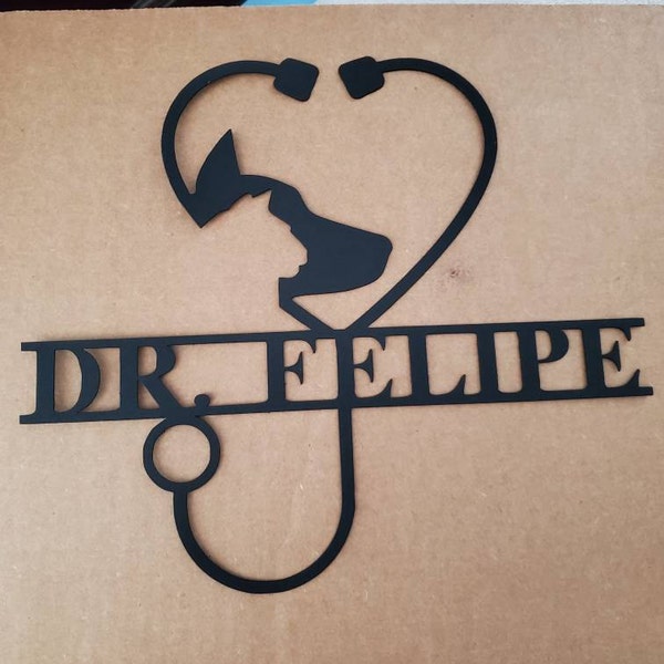 Personalized Metal Animal Clinic Sign, Metal Animal Care Sign, Custom ...