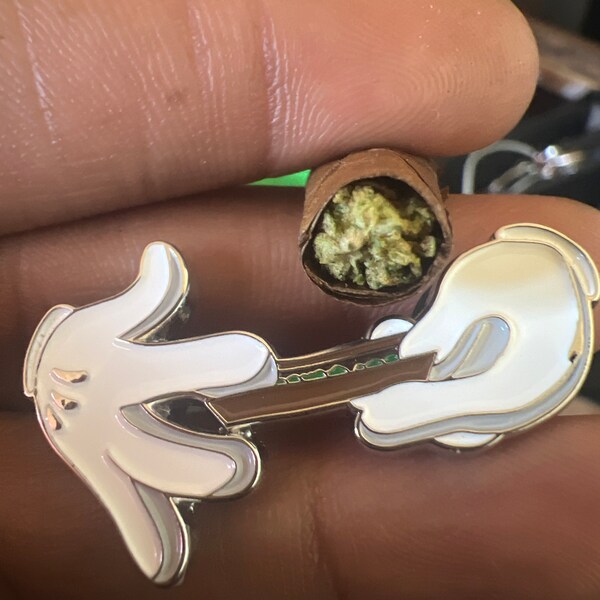 The Middle Finger Pin Streetwear, Funny Pin, Meme Pin, Cartoon Pin ...