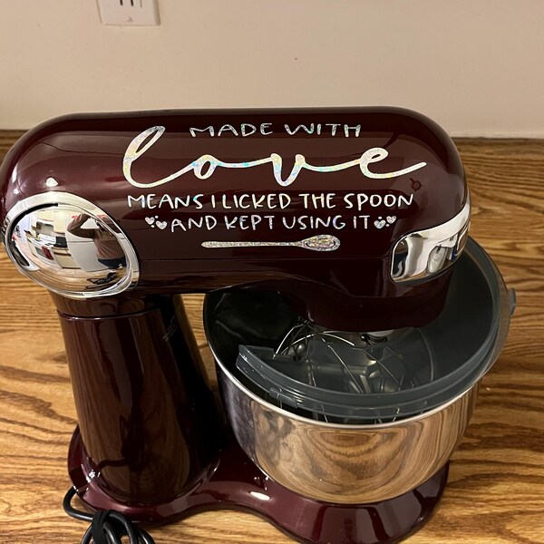 Stand Mixer Decal/kitchenaid Decal/sticker - Etsy