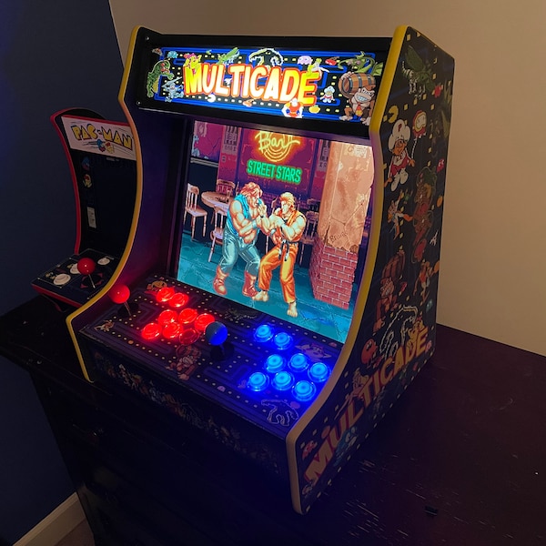 Multicade Bartop Arcade Side Art Arcade Cabinet Graphics Marquee Cpo ...