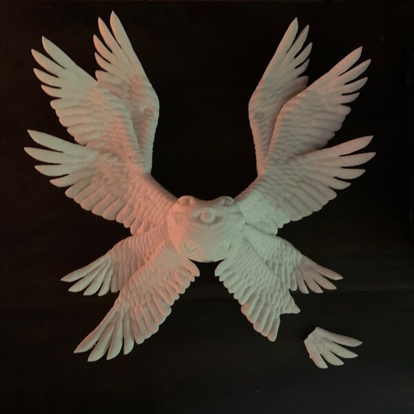 Biblically Accurate Angel Tree Topper 260mm (10.5 Inches) Wide Wingspan ...