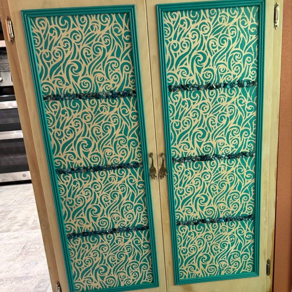 Leaf Clusters Stencil - Etsy