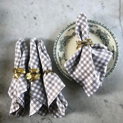 Herb Napkin Ring Set of 8 for All Occasions Thanksgiving New Year's ...