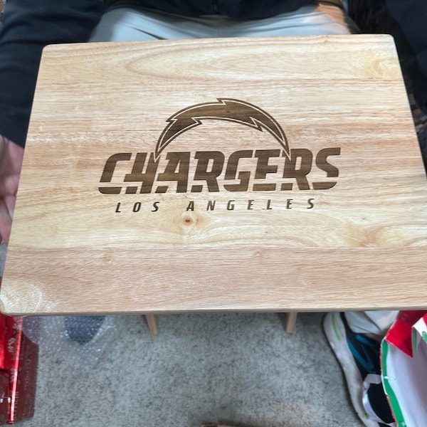 NFL TV Tray Table, Custom Tv Tray, Laser Engraved Table, Personalized ...