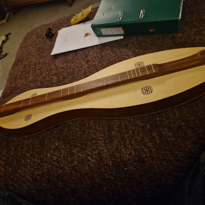 Appalachian Dulcimer 4 String Mountain Dulcimer Cutaway, F-hole ...