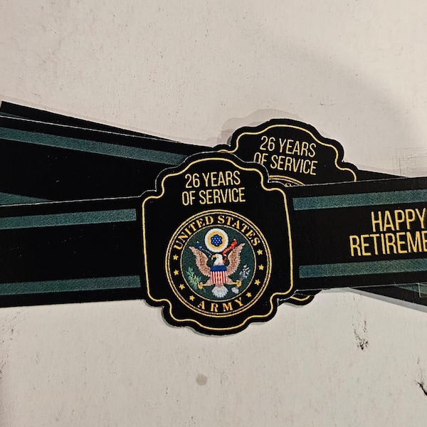 Custom Birthday Cigar Labels, Custom Milestone Cigar Labels, 30th, 40th ...